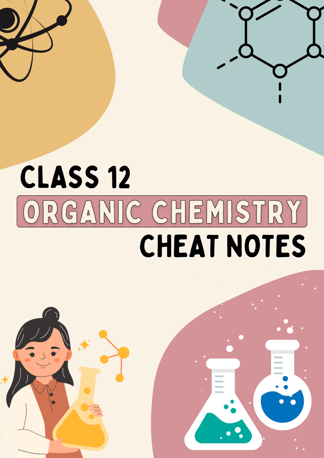 Class 12 Organic Chemistry Cheat Notes |Organic Chemistry Short Notes ...